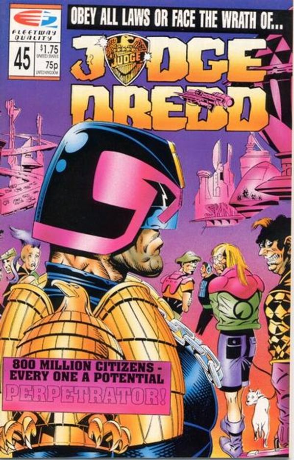 Judge Dredd #45 Value - GoCollect (judge-dredd-45 )