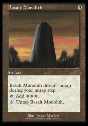 Basalt Monolith (Magic 30th Anniversary Edition - Old Frame) Value - GoCollect