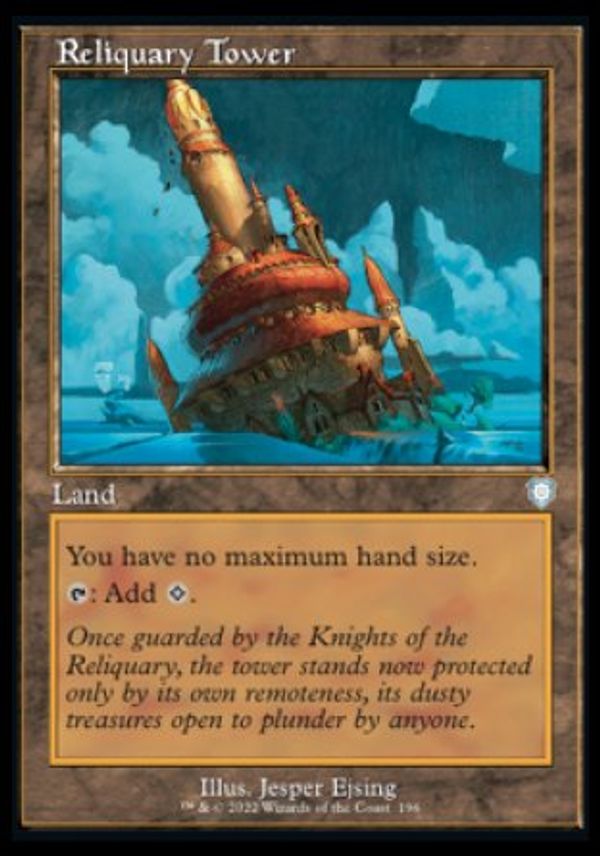 Reliquary Tower (The Brothers' War Commander Decks) Value - GoCollect ...