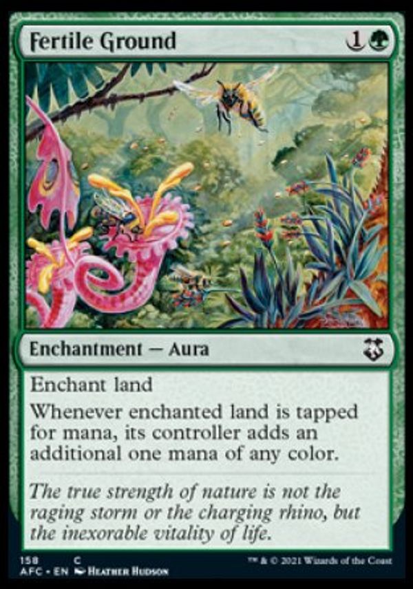 Fertile Ground (D&D Forgotten Realms Commander Decks) Value - GoCollect (fertile-ground-d-d ...