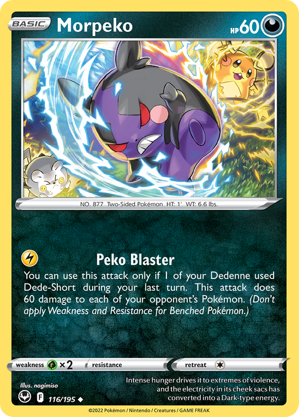 Morpeko (116/195) - Silver Tempest Value - GoCollect (morpeko-116-195-silver-tempest )