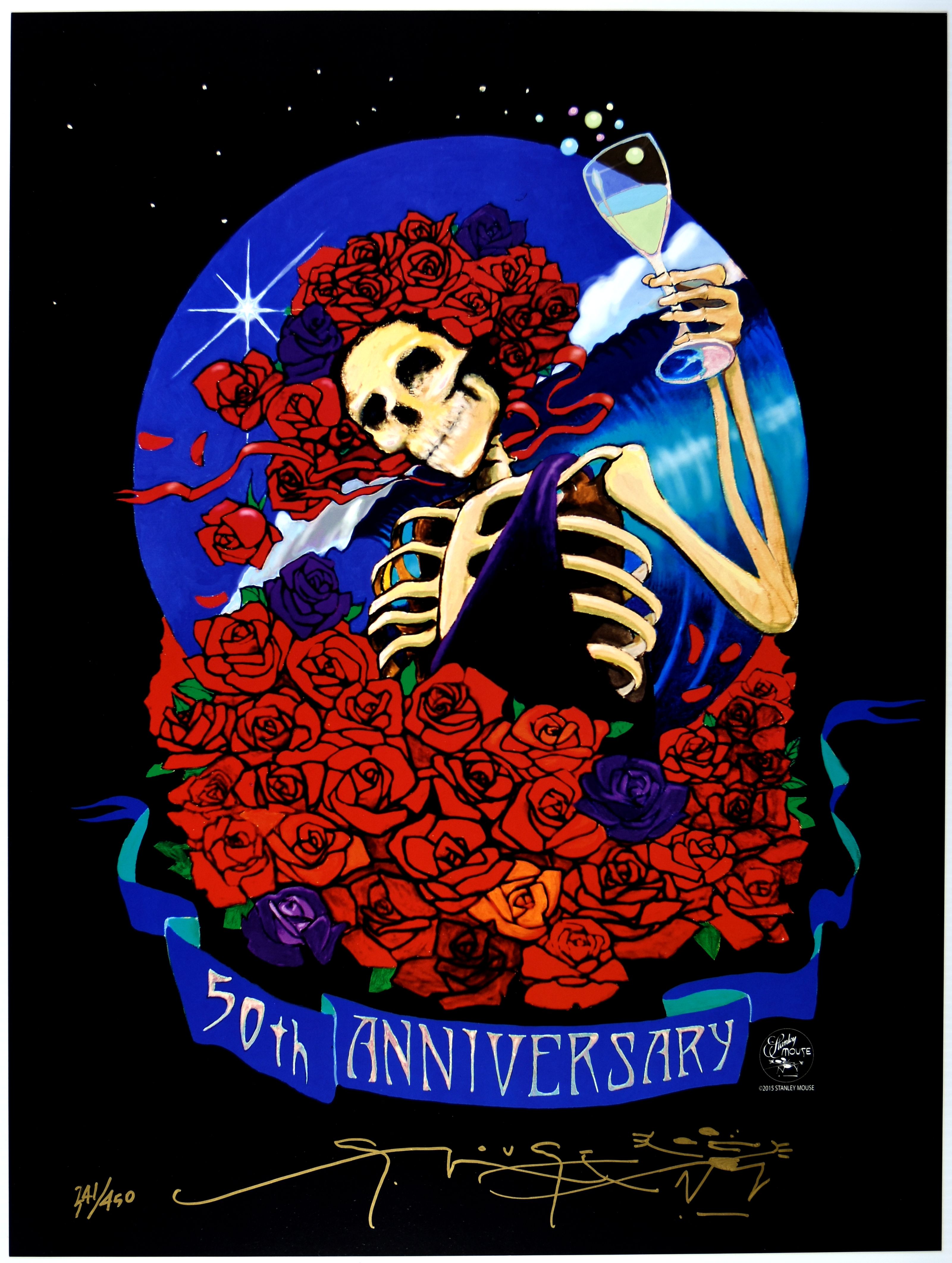 2015-Stanley Mouse-Celebrating 50 Years of the Grateful Dead LIMITED ...