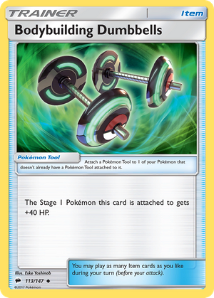 Bodybuilding Dumbbells (Trainer: Pokémon Tool) (113/147) - Burning ...