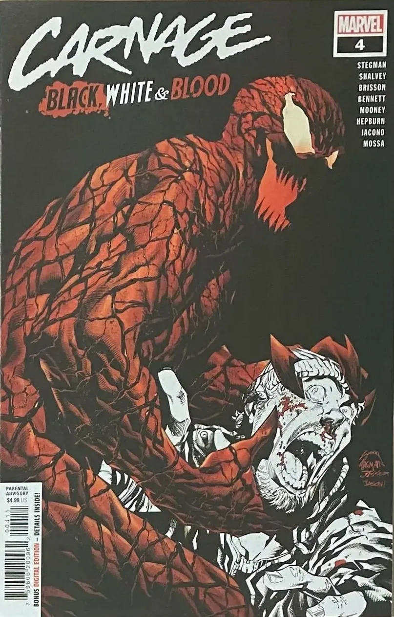Carnage: Black, White & Blood Comics Values - GoCollect (carnage-black ...