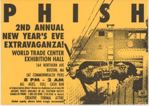 Phish at World Trade Center Exhibition Hall 1990 Handbill Value - GoCollect