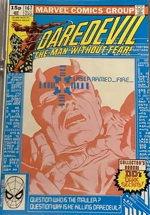 Daredevil #167 (U.K. Price Variant) Value - GoCollect