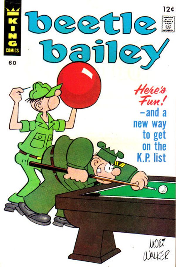 Beetle Bailey #60 Value - GoCollect (beetle-bailey-60 )