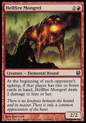 Hellfire Mongrel (Ajani vs. Nicol Bolas) Value - GoCollect