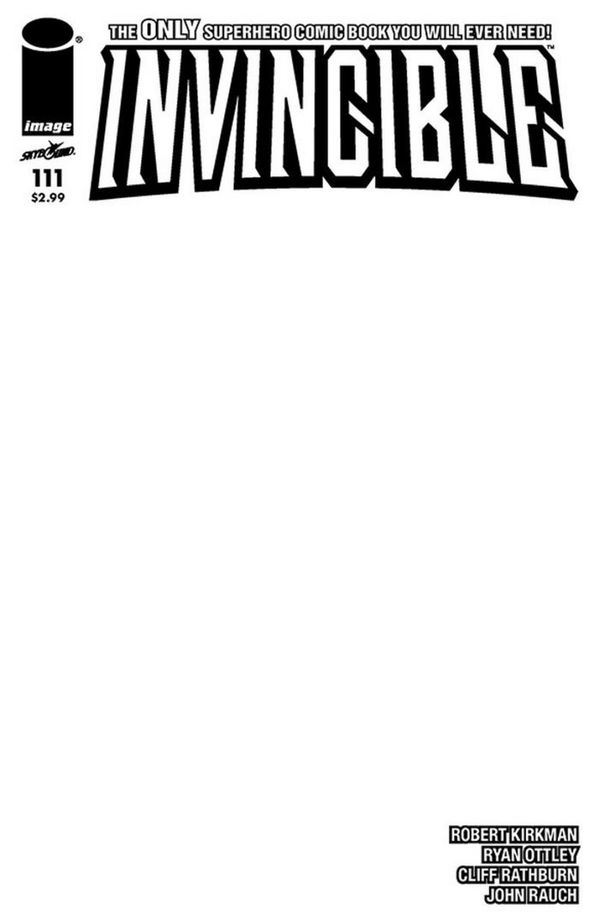 Invincible #111 (Blank Edition) Value - GoCollect (invincible-111-blank ...