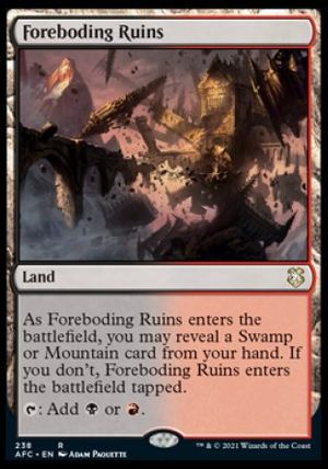 Foreboding Ruins (D&D Forgotten Realms Commander Decks) Value - GoCollect
