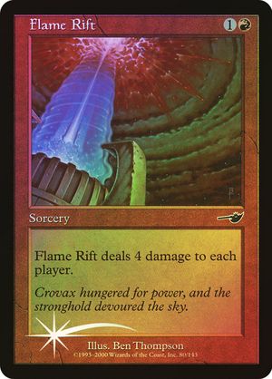 Flame Rift (Nemesis - Foil) Value - GoCollect