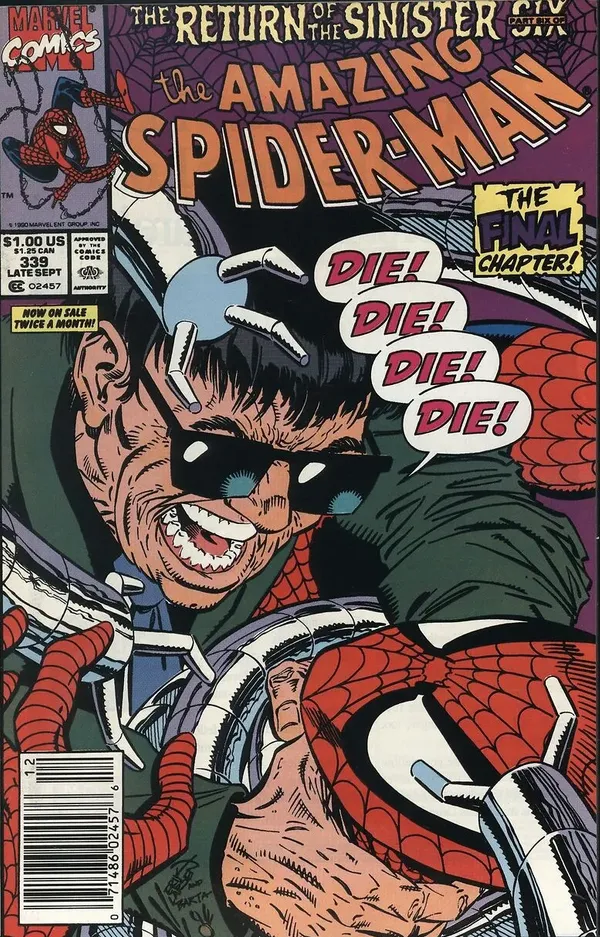 Amazing Spider-Man #339 (Newsstand Edition) Value - GoCollect (amazing ...