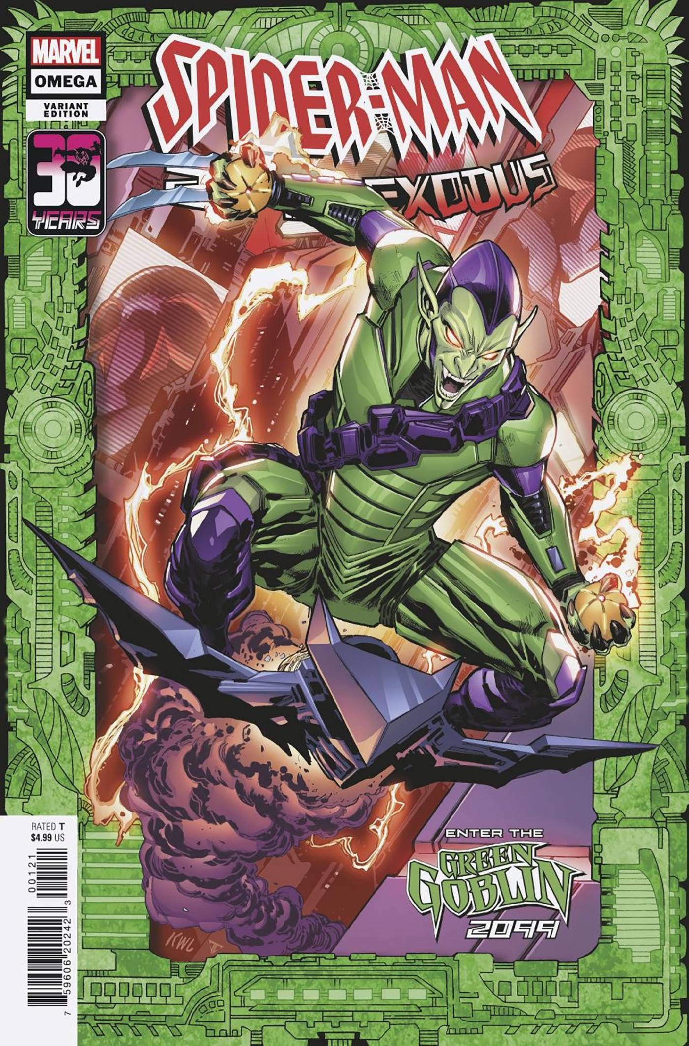 Spider-Man 2099: Exodus - Omega #1 (Lashley 2099 Frame Var) Value ...