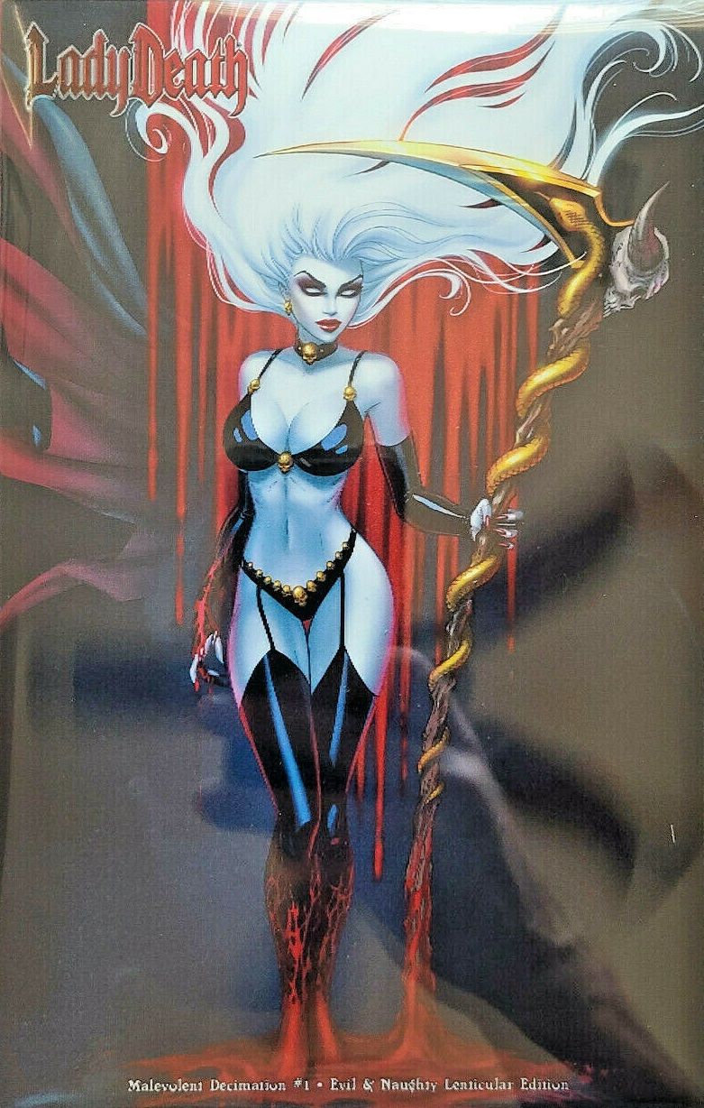 Lady Death: Malevolent Decimation #1 (Evil & Naughty Lenticular Edition) Value - GoCollect