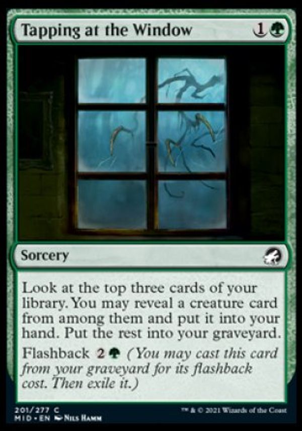 Tapping at the Window (Innistrad: Midnight Hunt) Value - GoCollect (tapping-at-the-window ...