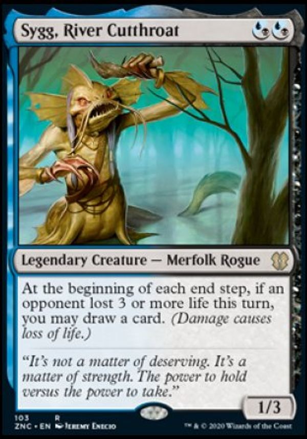 Sygg, River Cutthroat (Zendikar Rising Commander Decks) Value - GoCollect (sygg-river-cutthroat ...