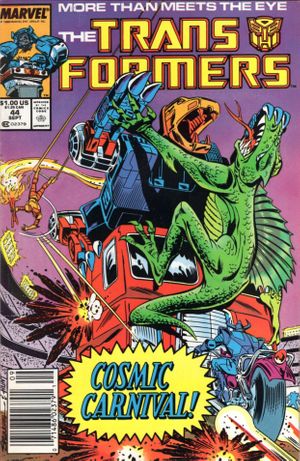 Transformers #44 (Newsstand Edition) Value - GoCollect (transformers-44-12 )