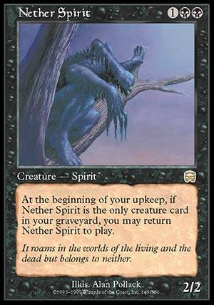 Nether Spirit (Mercadian Masques) Value - GoCollect