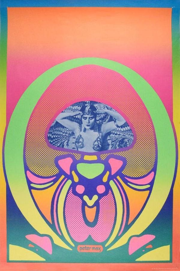 Cleopatra Peter Max 1967 Value - GoCollect (cleopatra-peter-max-1967 )