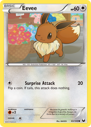 Eevee (83/108) - Dark Explorers (Reverse Holo) Value - GoCollect
