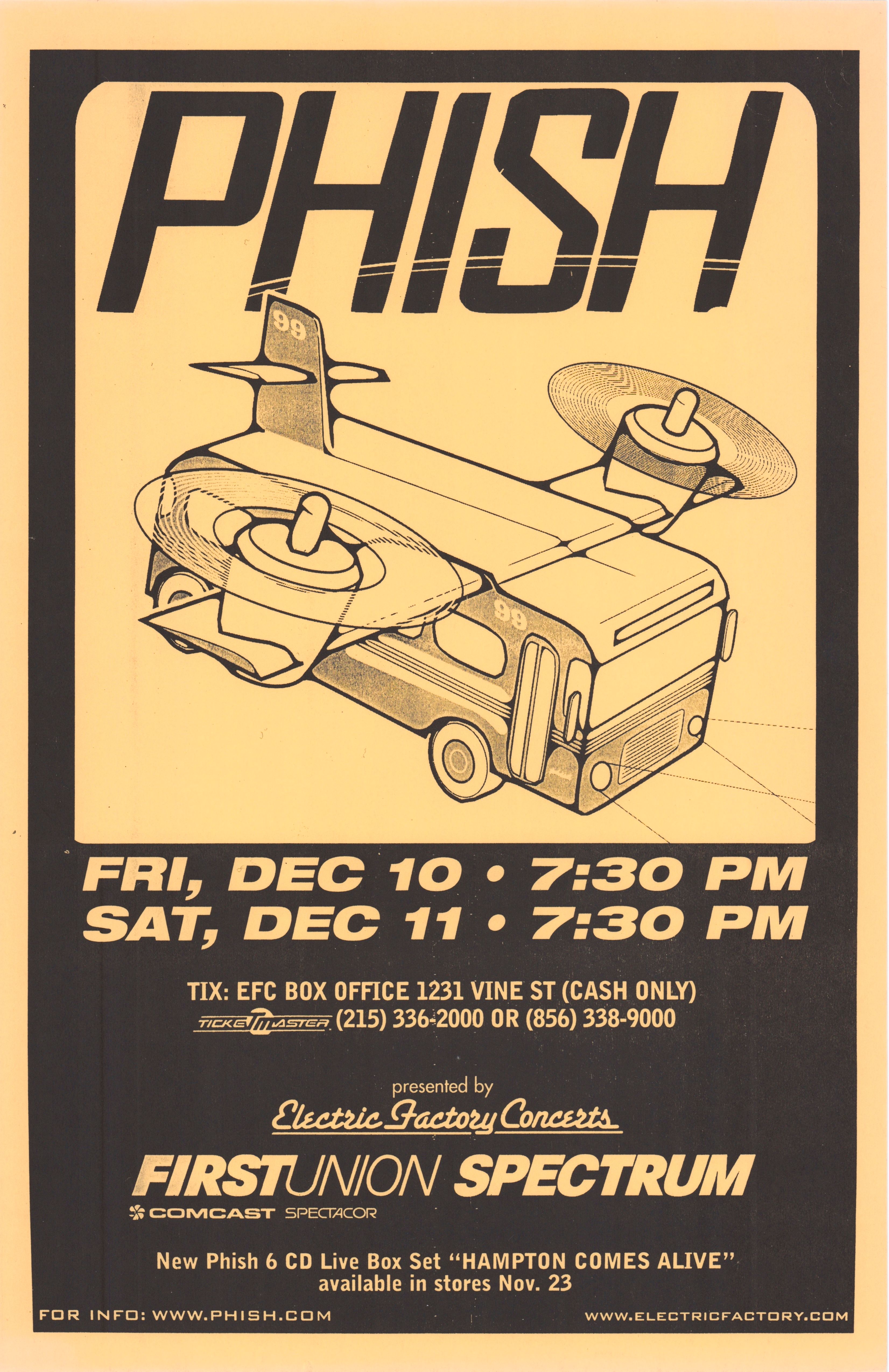 Phish First Union Spectrum 1999 Orange Value - GoCollect