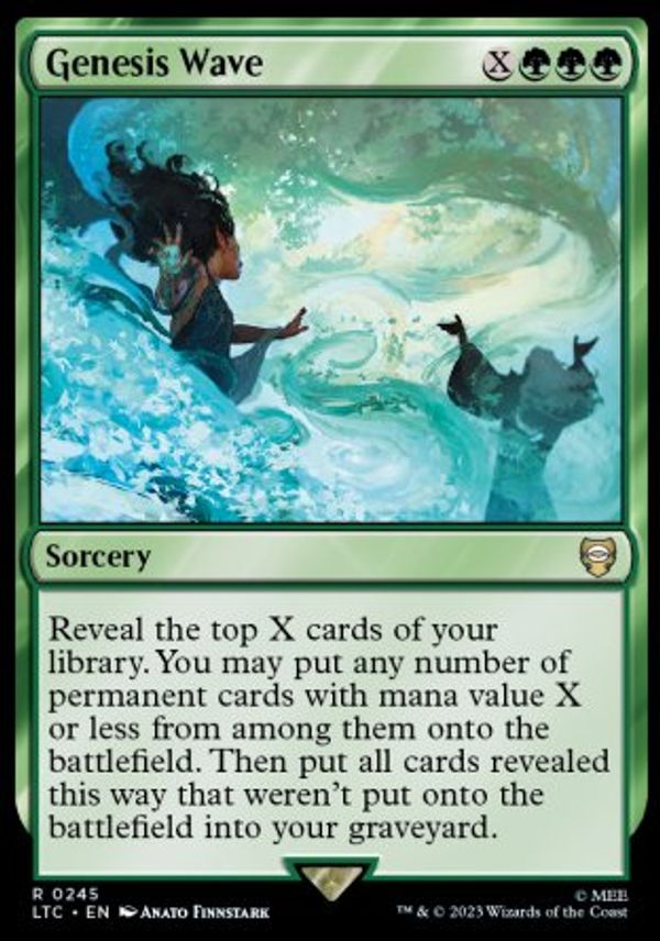 Genesis Wave (The Lord of the Rings Commander Decks) Value - GoCollect ...