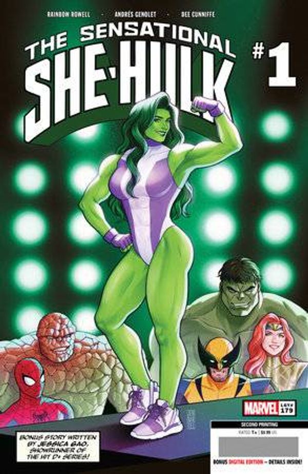 Sensational She Hulk 1 2nd Printing Jen Bartel Variant Value Gocollect Sensational She