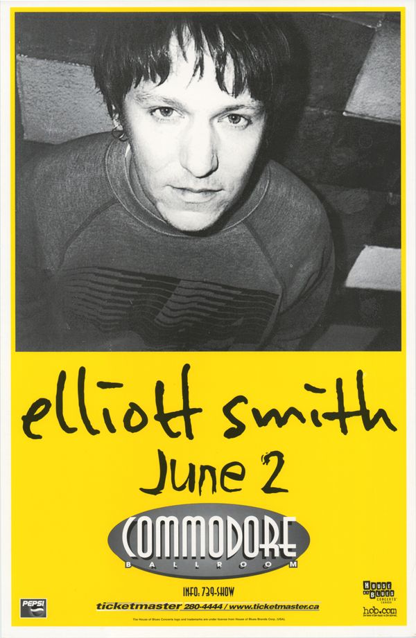 Elliott Smith at the Commodore Ballroom 2000 Value - GoCollect (elliott ...