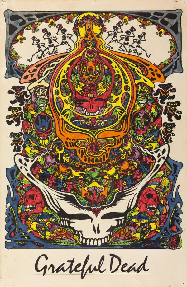 Grateful Dead Fan Art Poster 1986 Value - GoCollect (grateful-dead-fan ...