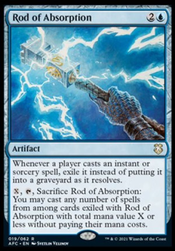 Rod of Absorption (D&D Forgotten Realms Commander Decks) Value ...