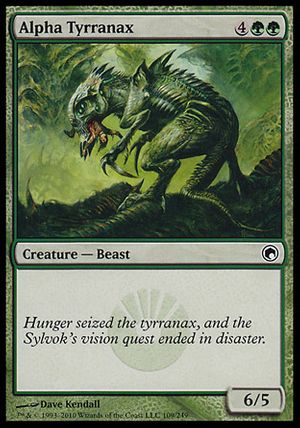 Alpha Tyrranax (Scars of Mirrodin) Value - GoCollect