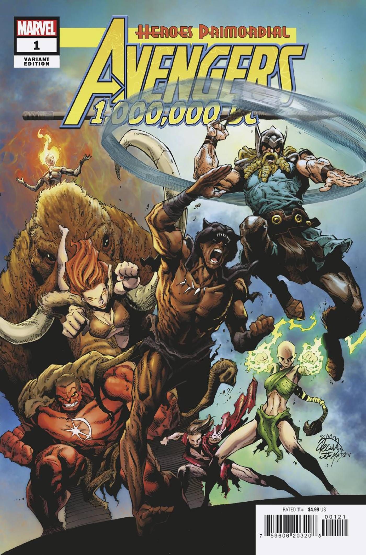 Avengers: 1,000,000 B.C. #1 (Stegman Prehistoric Homage Var) Value ...