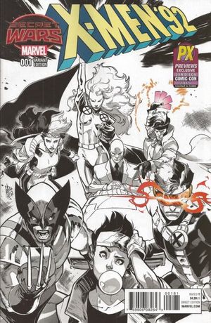 X-men '92 #1 (SDCC Previews Partial Sketch Variant) Value - GoCollect