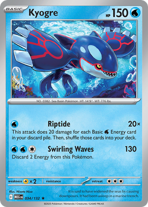 Kyogre (34/132) - Mega Evolution Value - GoCollect