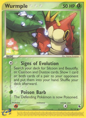 Wurmple (78/109) - Ruby & Sapphire Value - GoCollect