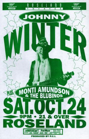 Johnny Winter & Monti Amundson 1992 Roseland Value - GoCollect