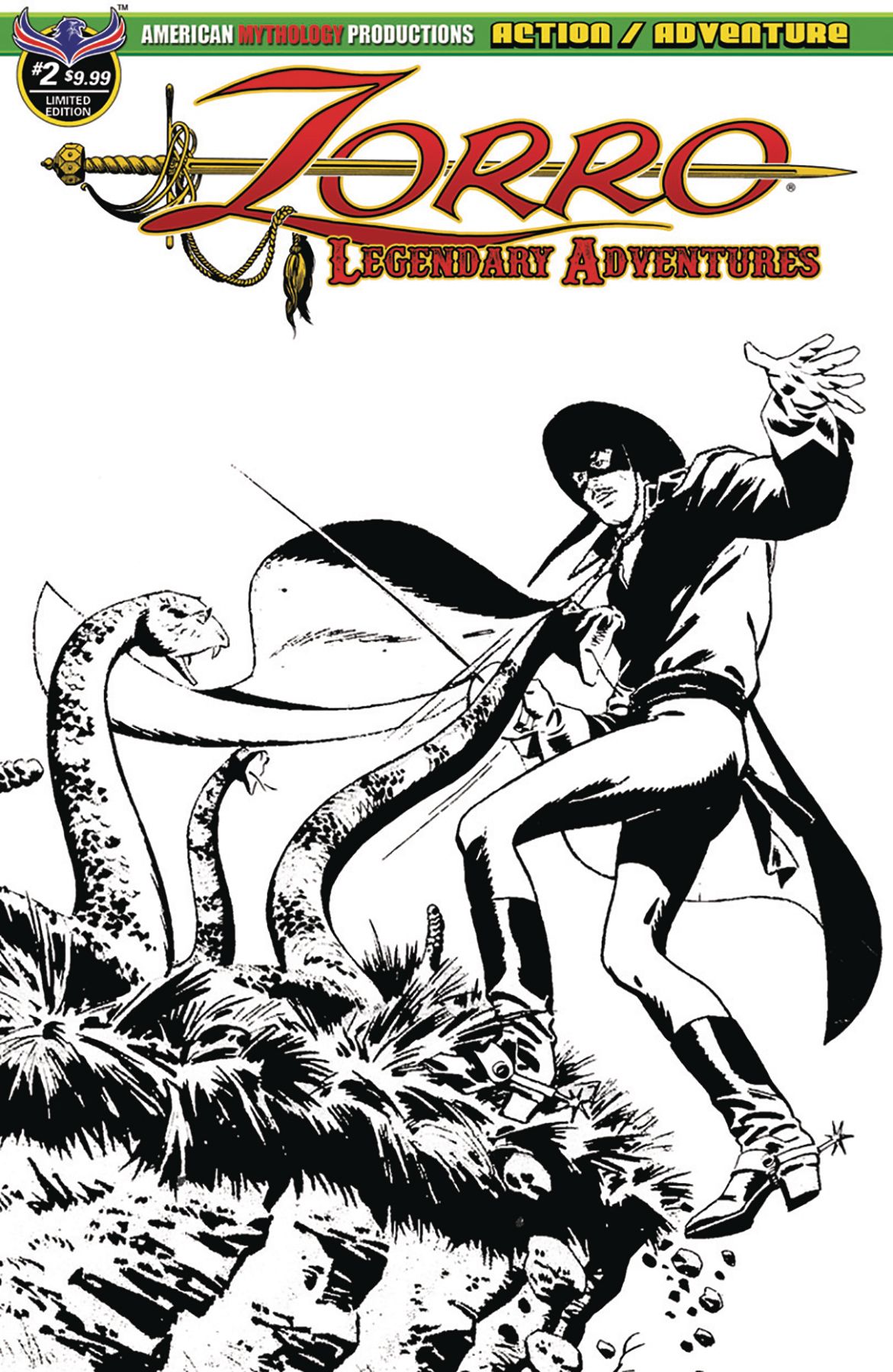 Zorro Legendary Adventures #2 (Blazing Blades Of Zorro Ltd Cover C ...