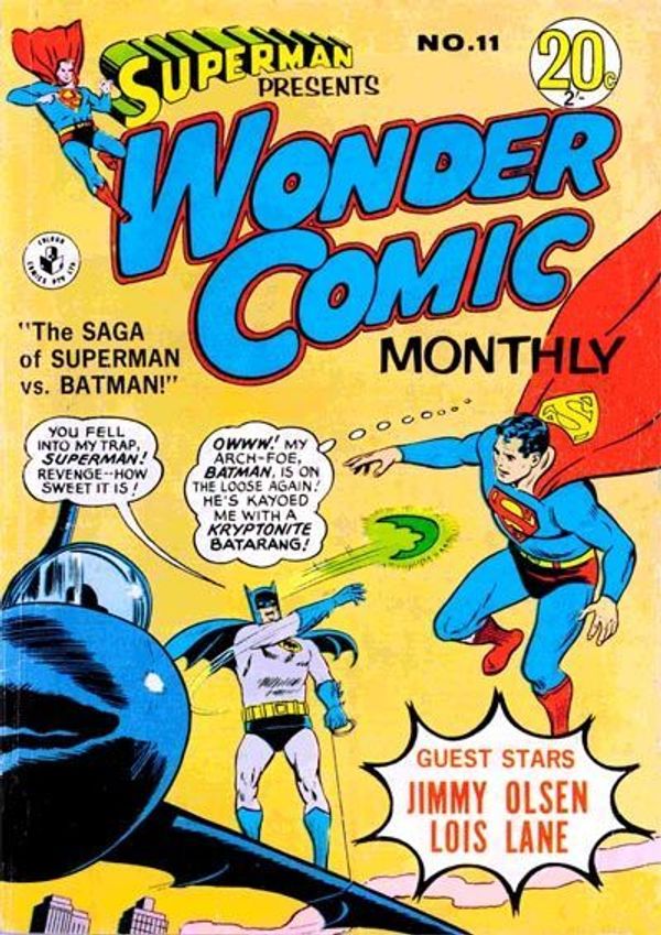 Superman Presents Wonder Comic Monthly #11 Value - GoCollect (superman ...