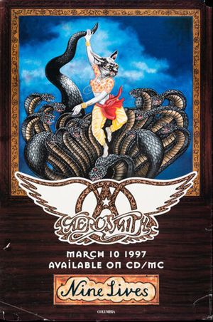 Aerosmith Nine Lives Promotional Poster 1997 Value - GoCollect