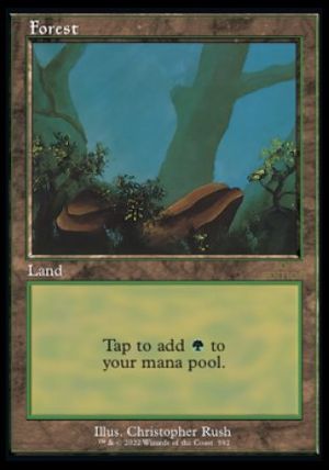 Forest (Mushrooms) (Magic 30th Anniversary Edition - Old Frame) Value - GoCollect