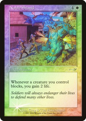 Noble Stand (Nemesis - Foil) Value - GoCollect