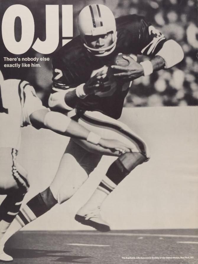 OJ Simpson Promotional Poster 1973 Value - GoCollect