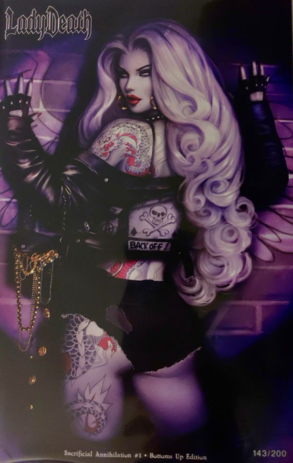 Lady Death: Sacrificial Annihilation #1 (Bottoms Up Edition) Value ... Lady Death: Sacrificial Annihilation #1 (Bottoms Up Edition) Value ...
