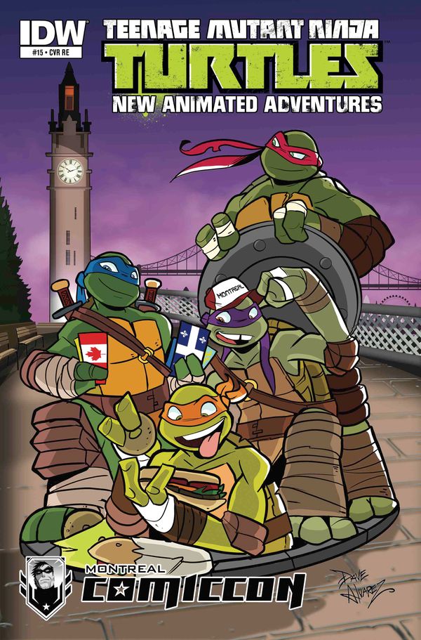 TMNT: New Animated Adventures #15 (Montreal Comic Convention Edition ...