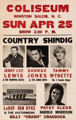 George Jones & Jerry Lee Lewis Winston-Salem Coliseum 1971 Value ...