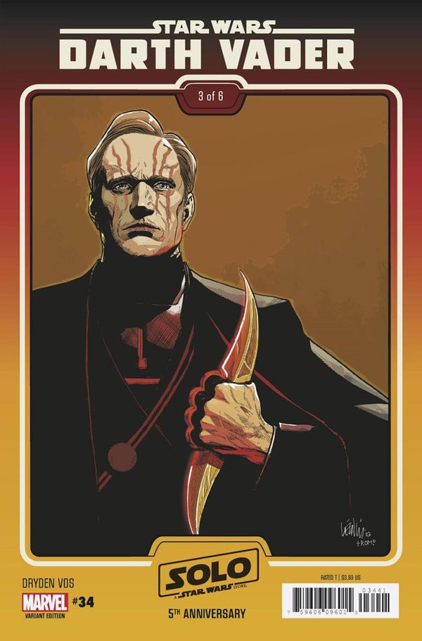 Star Wars: Darth Vader #34 (Yu Dryden Vos Solo 5th Ann Movie Var) Value ...
