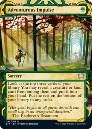 Adventurous Impulse (Strixhaven Mystical Archive) Value - GoCollect