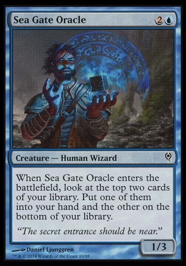Sea Gate Oracle (Jace vs. Vraska) Value - GoCollect (sea-gate-oracle ...