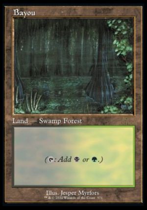 Bayou (Magic 30th Anniversary Edition - Old Frame) Value - GoCollect (bayou-magic-30th ...