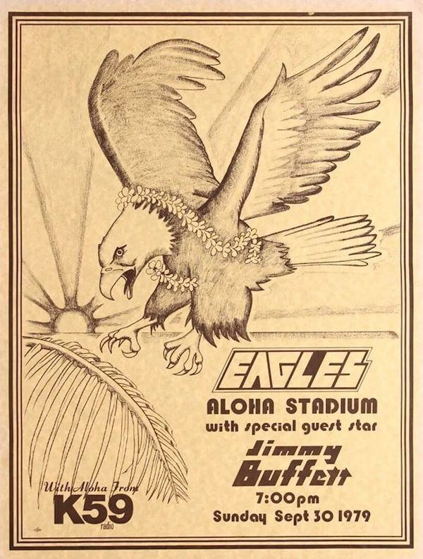 Eagles & Jimmy Buffett Aloha Stadium 1979 Value - GoCollect (eagles ...